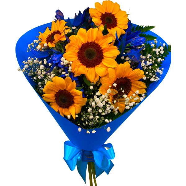 Buquê Azul Celeste | Ikebana Flores