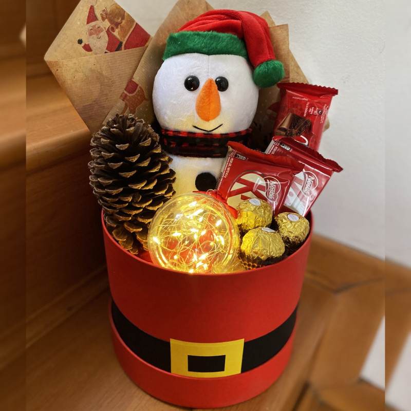 Box Boneco de Neve | Ikebana Flores