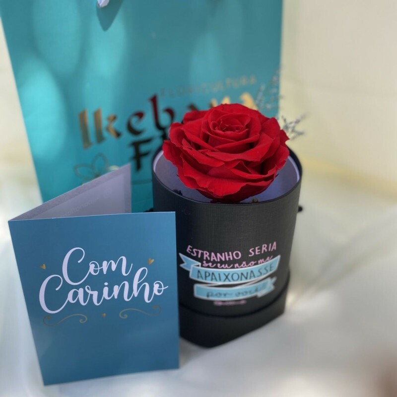 Box rosa eterna Premium | Ikebana Flores
