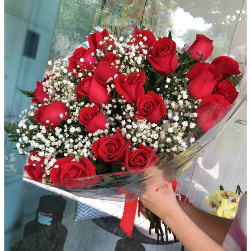 Quer Impressionar? 24 Rosas | Ikebana Flores