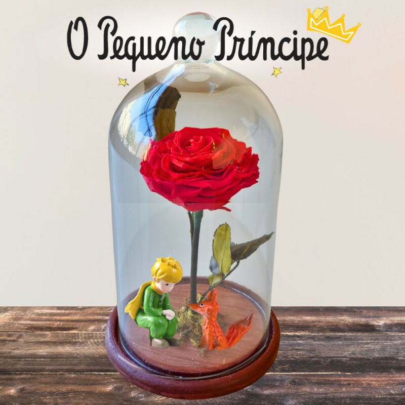 Rosa Eterna - Pequeno Príncipe | Ikebana Flores